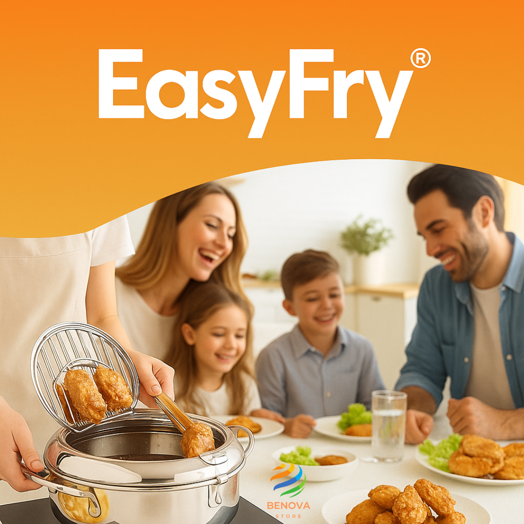 EasyFry®. Olla para Freír con Control de Temperatura. ¡FRÍE SIN SALPIC ...